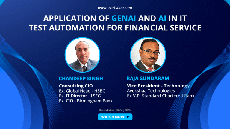 Application of GenAI and AI in IT Test Automation For Financial Service ...